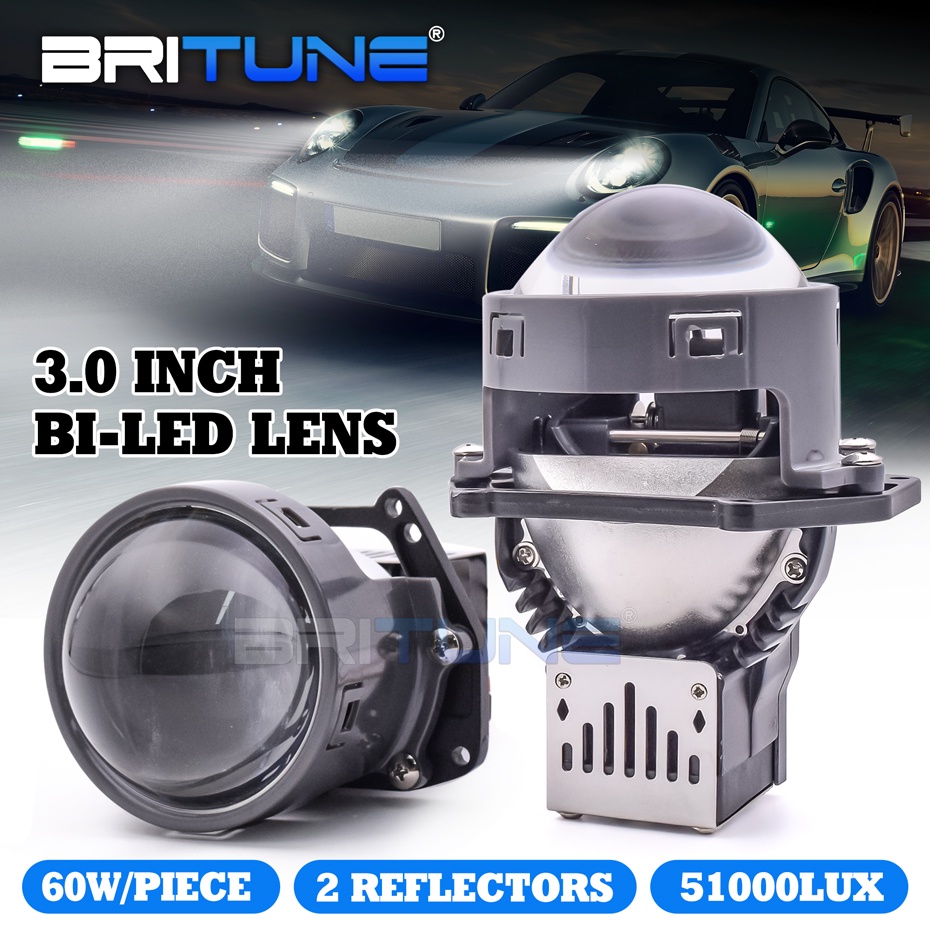 BI-LED 120W Car Projector Headlamp Projector Lens Hella 3R G5 Car ...