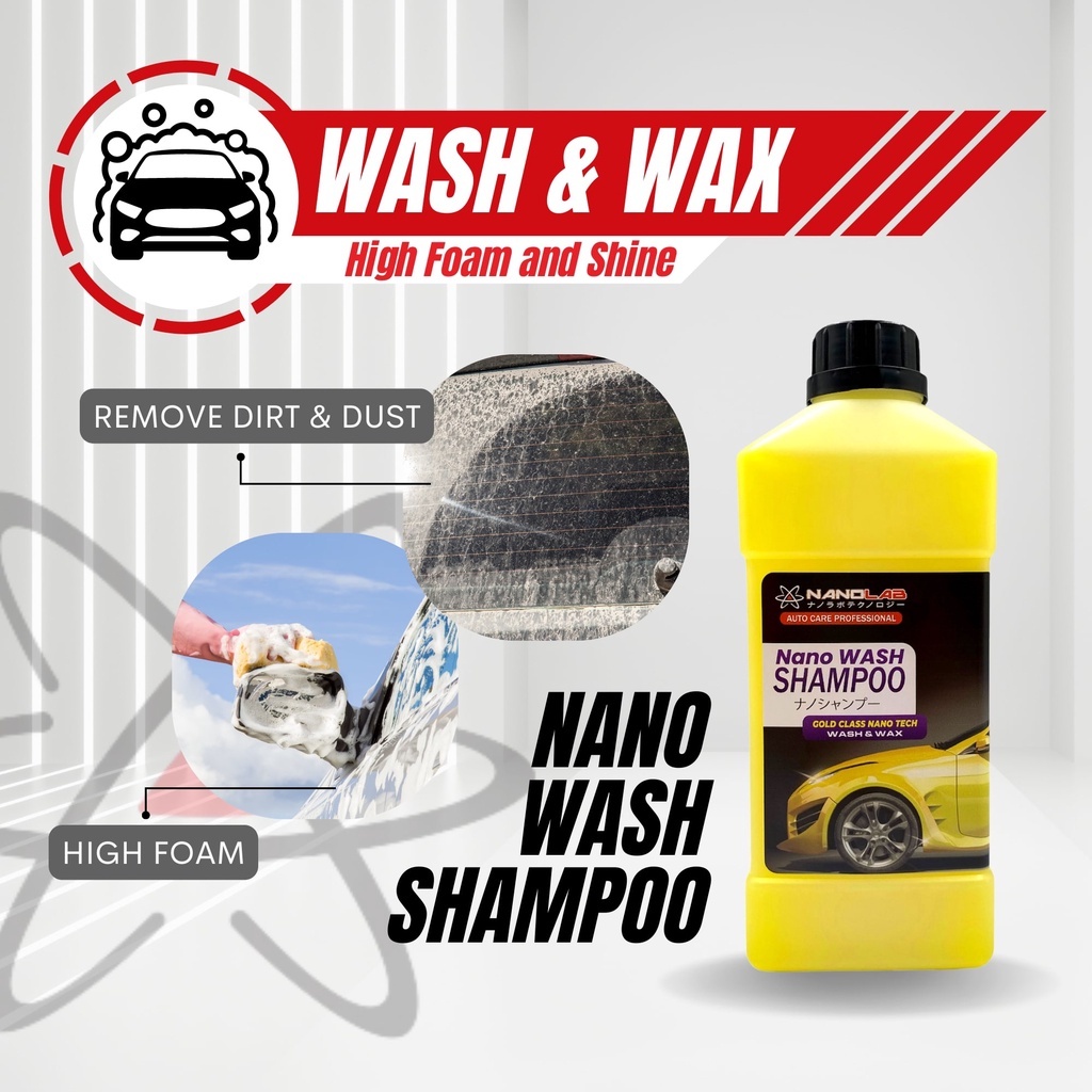 Car Shampoo Nano Wash n Wax | Shopee Malaysia