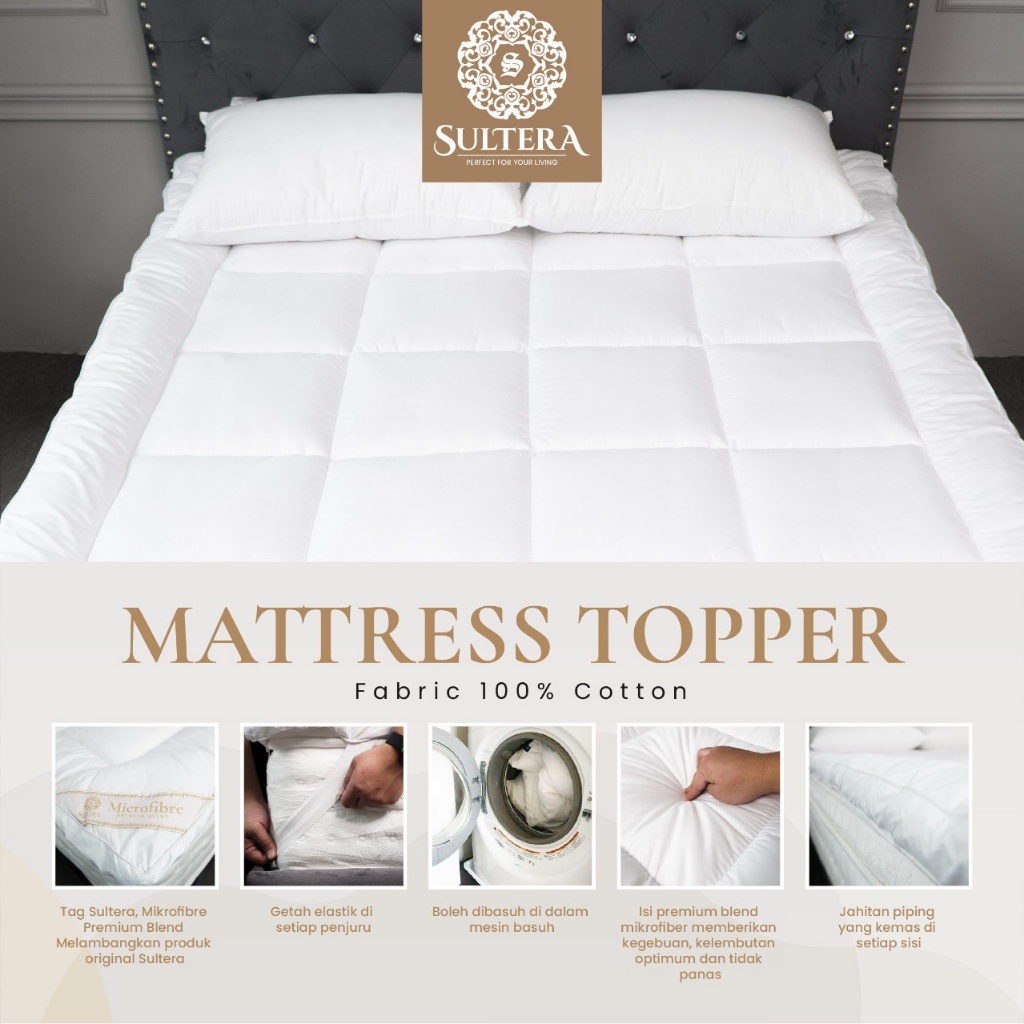 Mattress Topper Sultera King/Super King/Queen/Super Single/Single ...