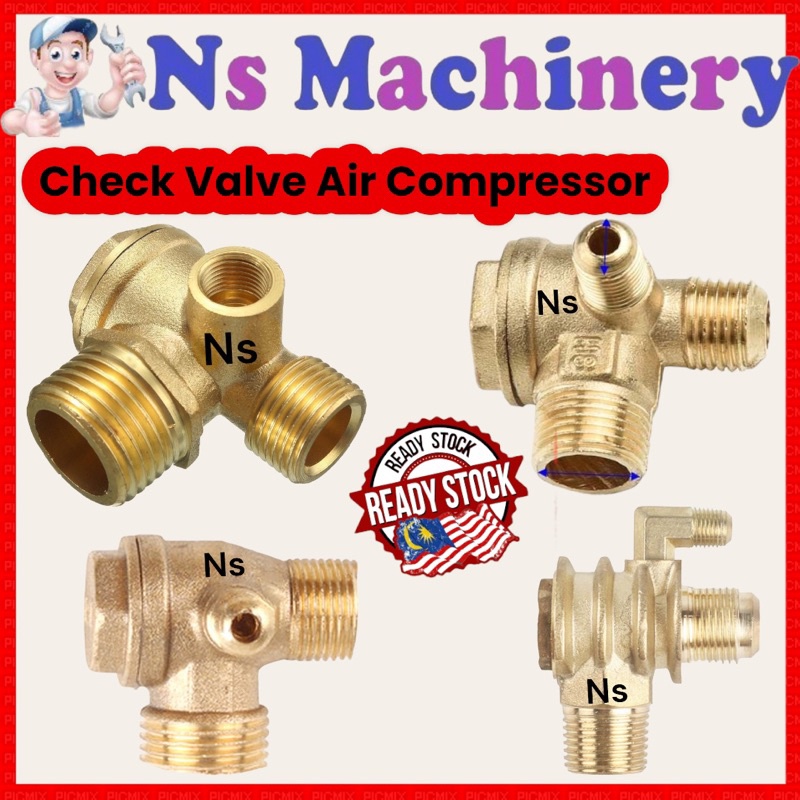Air Compressor Check Valve CutOff Valve Better Replacement/Air ...