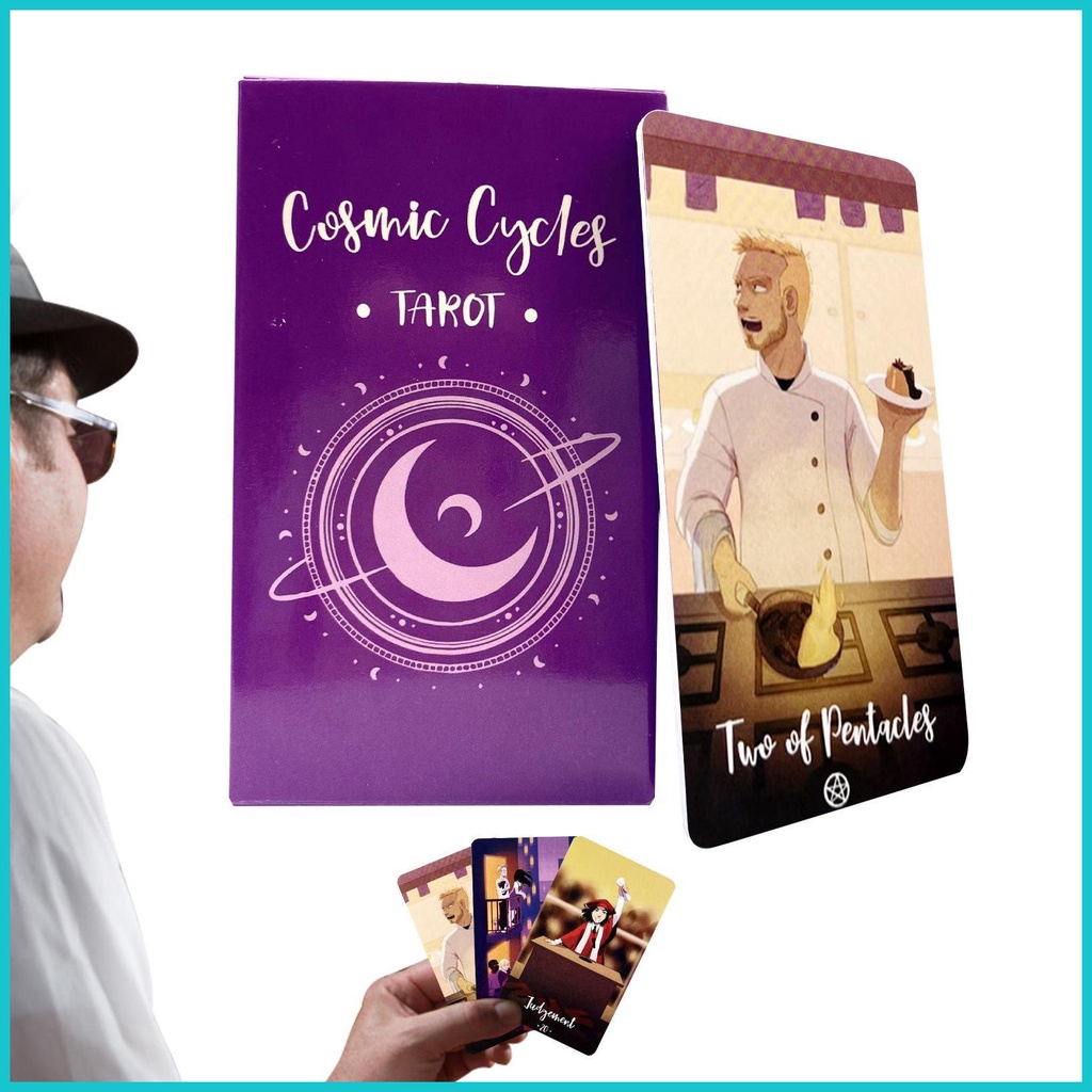 Funny Cosmic Cycles Cards 78pcs/box Oracle Cards English Version Tarot ...