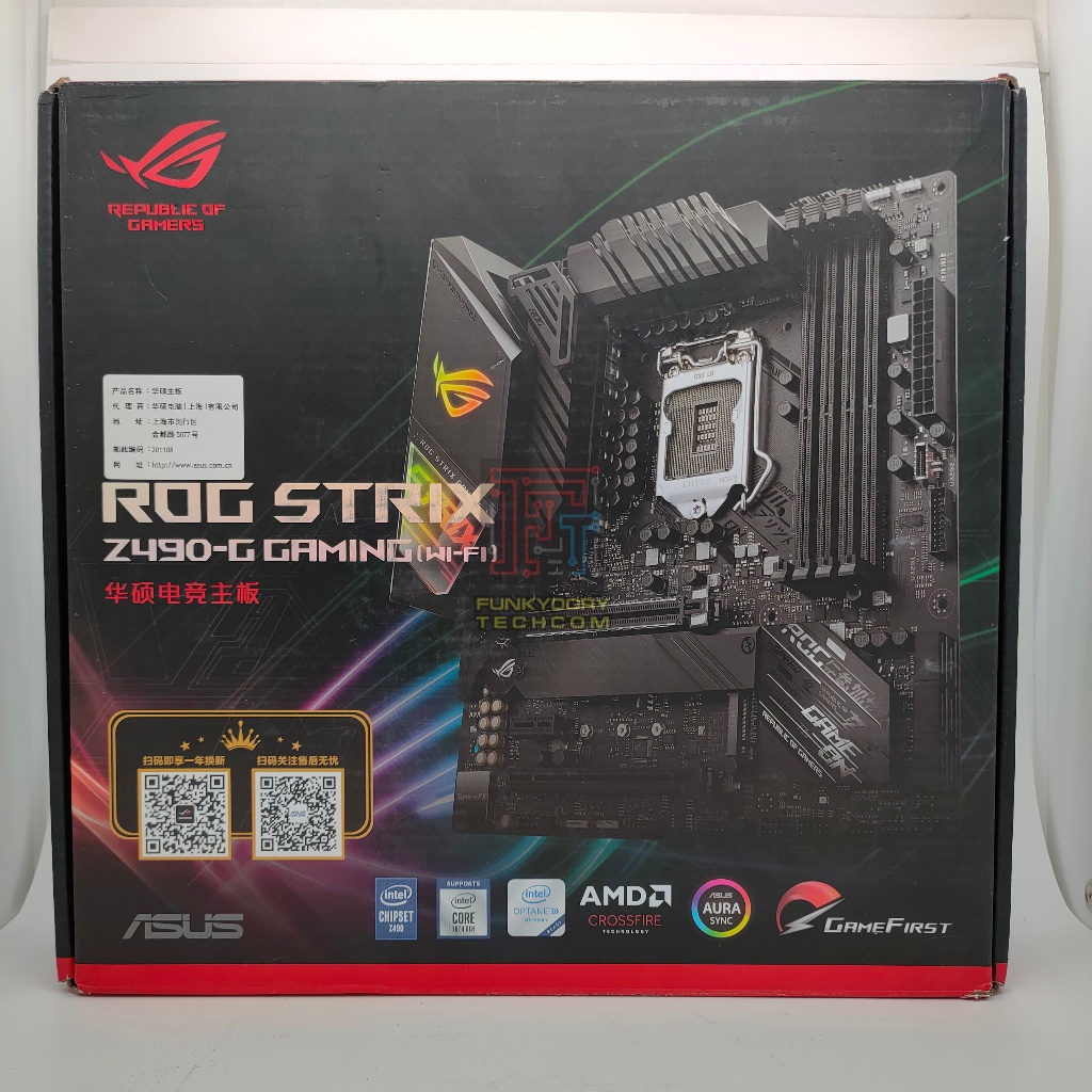 Asus ROG STRIX Z490-G GAMING (WI-FI) Micro ATX LGA1200 Motherboard ...