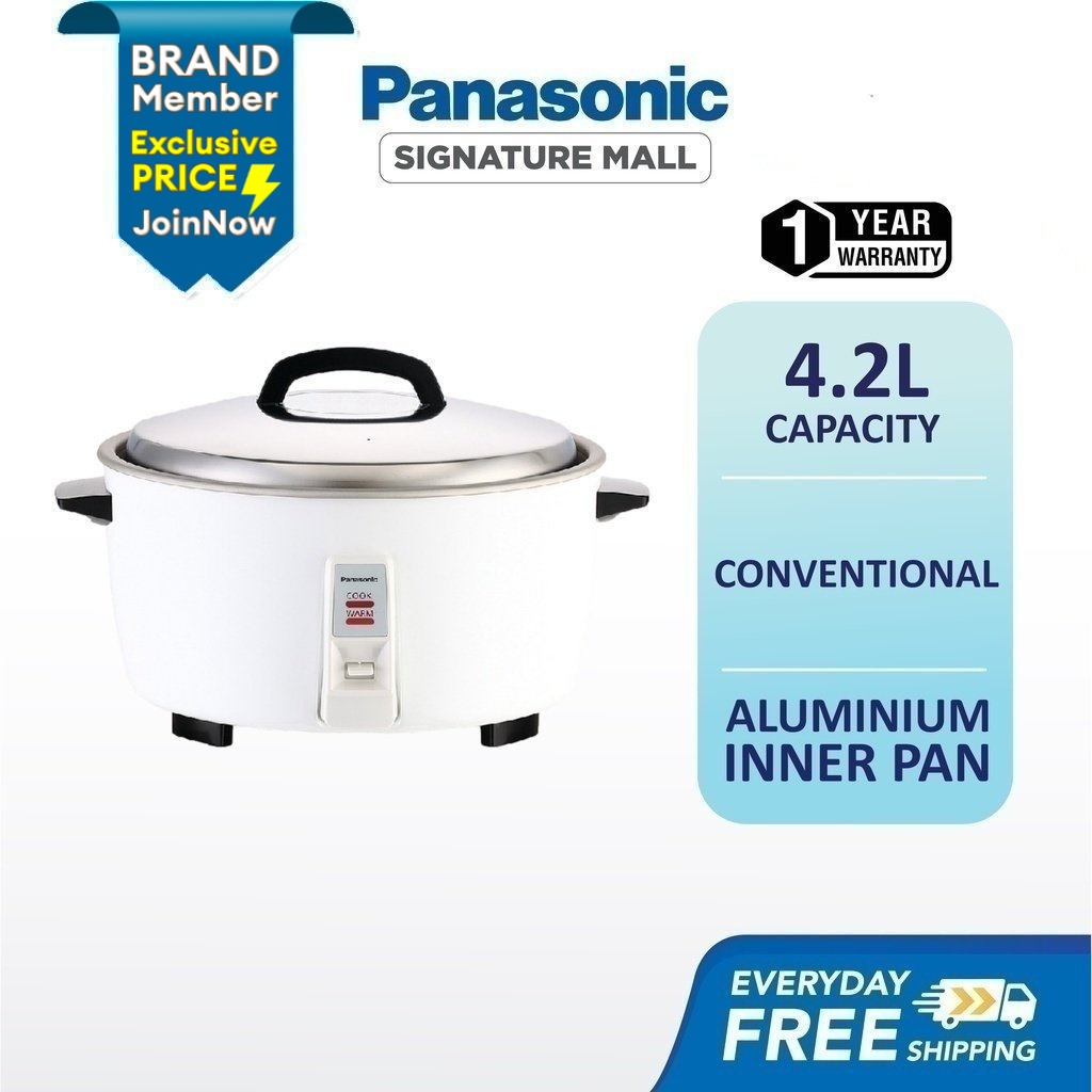PANASONIC SR-GA421 Rice Cooker 4.2L Keep Warm SR-GA421WSKN Large ...