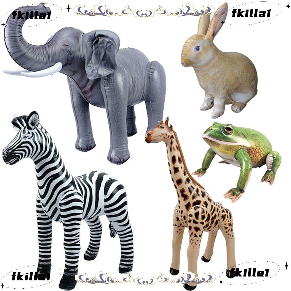 FKILA Simulation Animals Giant Zebra Rabbit Horse Kids Birthday|Wild ...