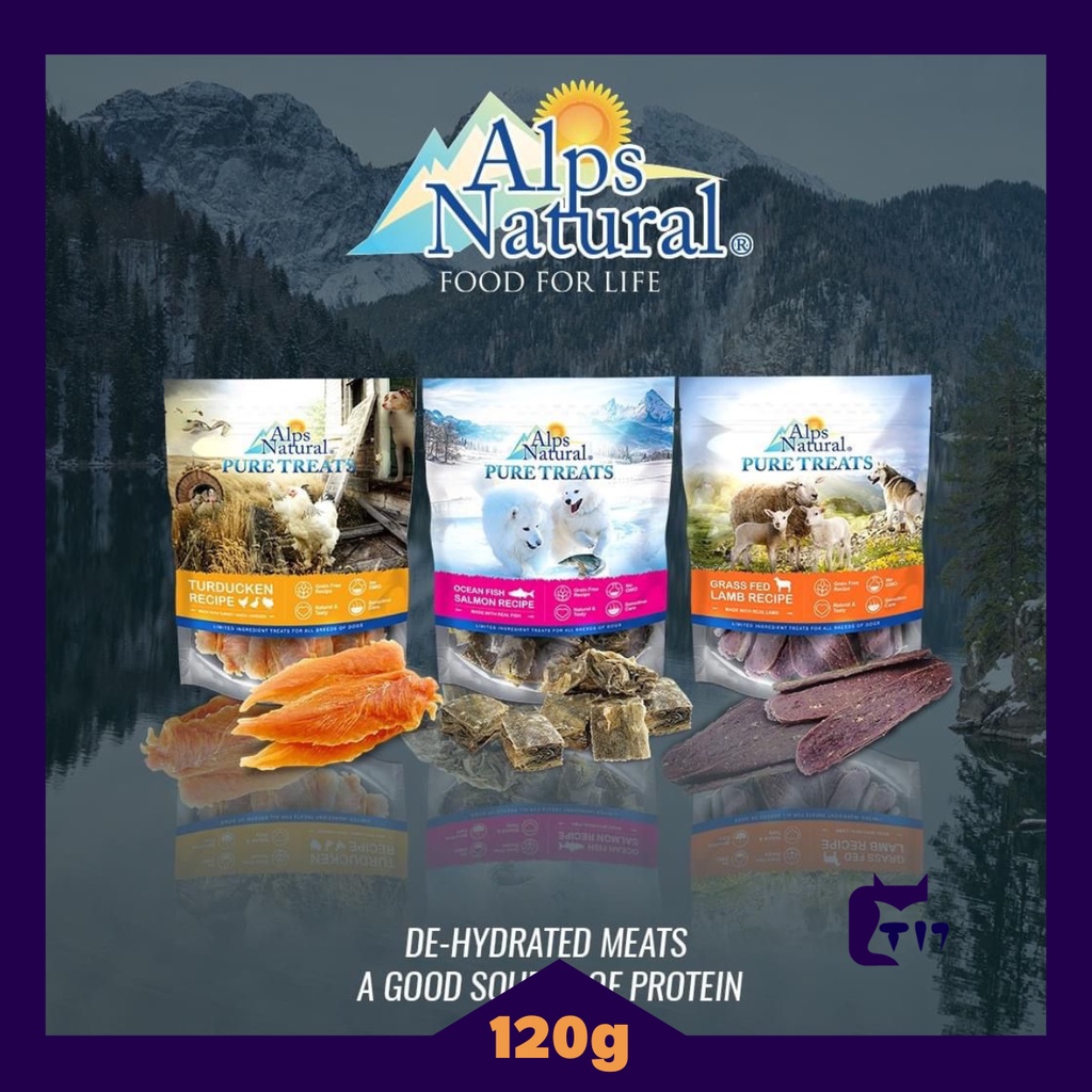 Alps Natural Pure Dog Snacks Dog Treats (Lamb / Salmon / Chicken / Cod ...