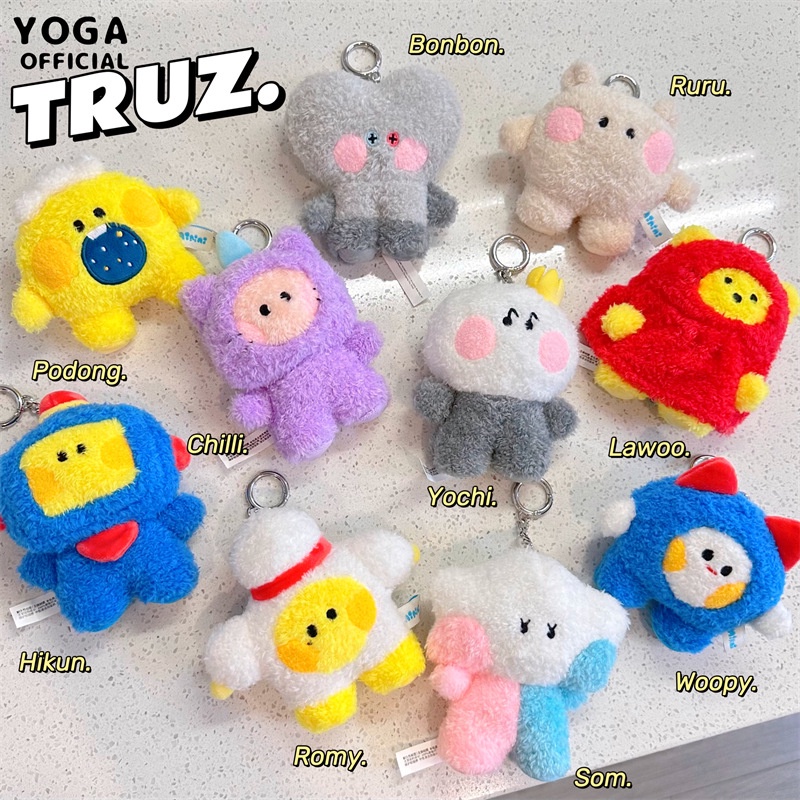 Kpop Idol TREASURE Cute Cartoon Characters TRUZ Minini Plush Toy Kawaii ...