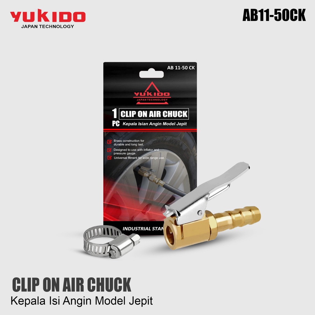 Spmh 8mm Locking on Tire Chuck Clip Air Inflator Compressor Pump ...