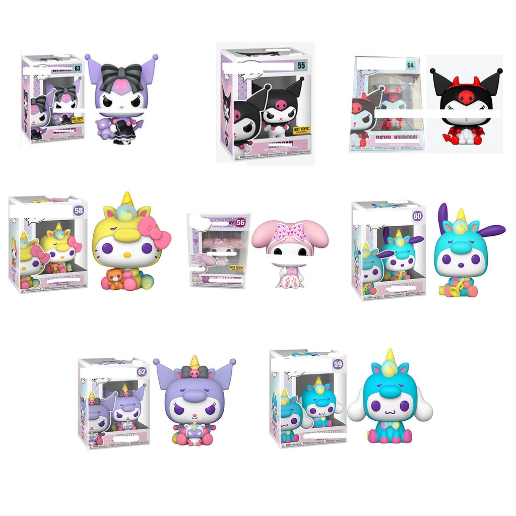 FUNKO POP Sanrio anime model Collection Kulomi big-eared dog Melo ...