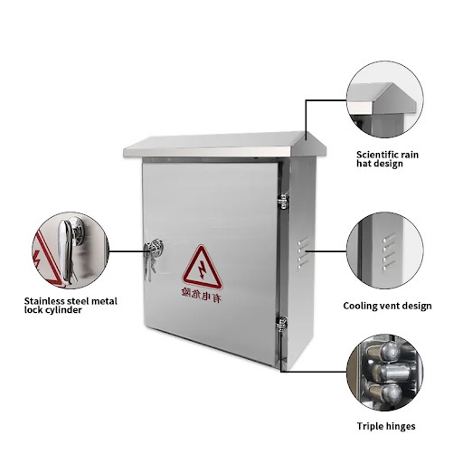 Malaysia Stainless Steel / Iron Power Box TNB Electrical Box Triple ...
