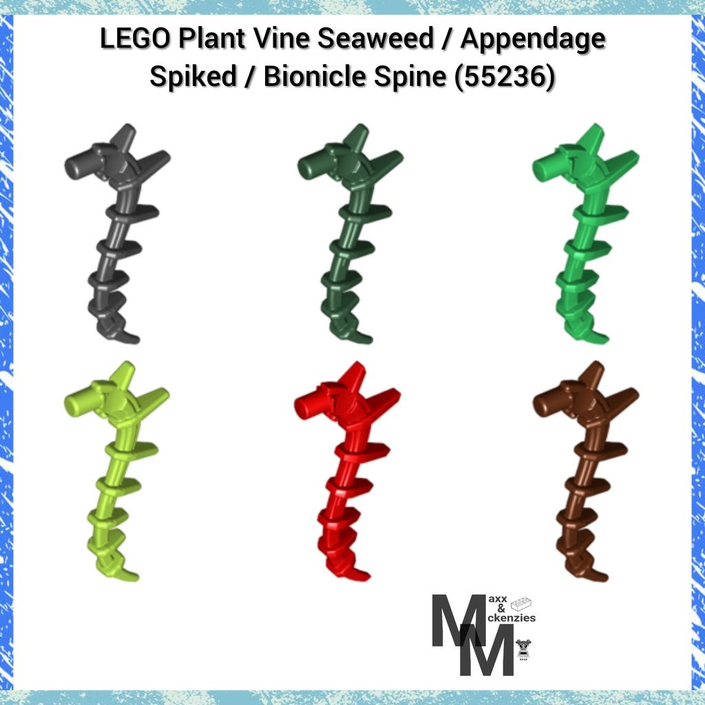 Plant Vine Seaweed / Appendage Spiked / Bionicle Spine (55236) LEGO ...