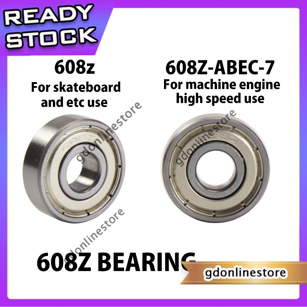 Ball Bearing 608 608Z Skateboard Wheel Bearing Roller Fan Bearing ...