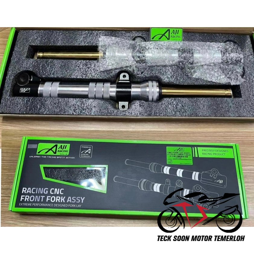 AJI RACING FRONT LAY GOLD FORK SET PNP LC135 4S / Y15 & Y16 / RS150 ...