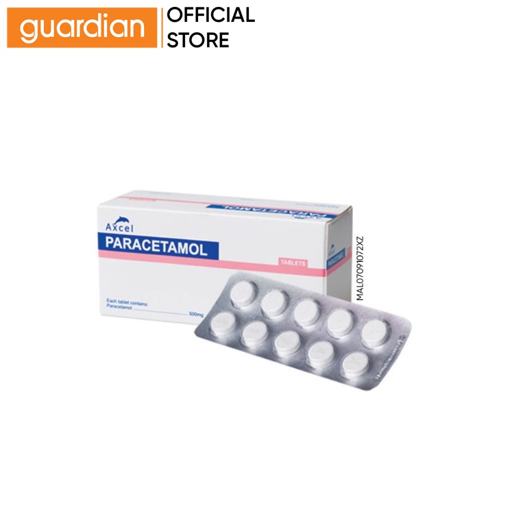 Axcel Paracetamol 500mg Tablet 10's x 10 | Shopee Malaysia