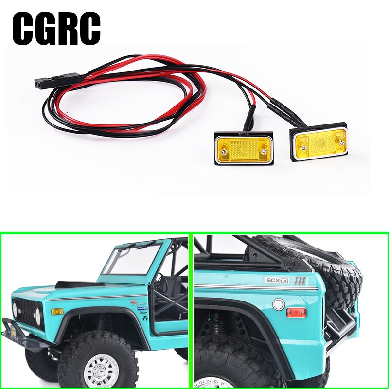 LED Turn Signal Side Light Wheel Eyebrow Lamp for 1/10 RC Crawler Car ...