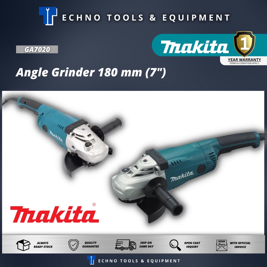 MAKITA GA7020 Angle Grinder 180 mm (7") - 1 Year Warranty | Shopee Malaysia
