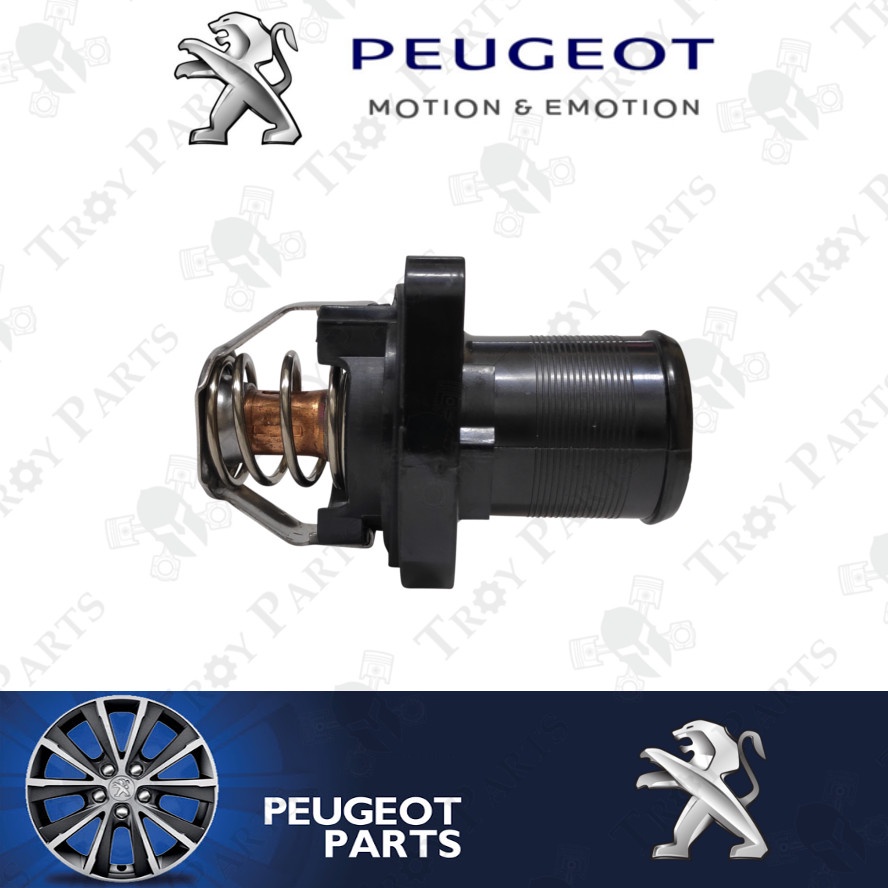 (1pc) Original Citroen Peugeot Radiator Coolant Thermostat with Housing ...