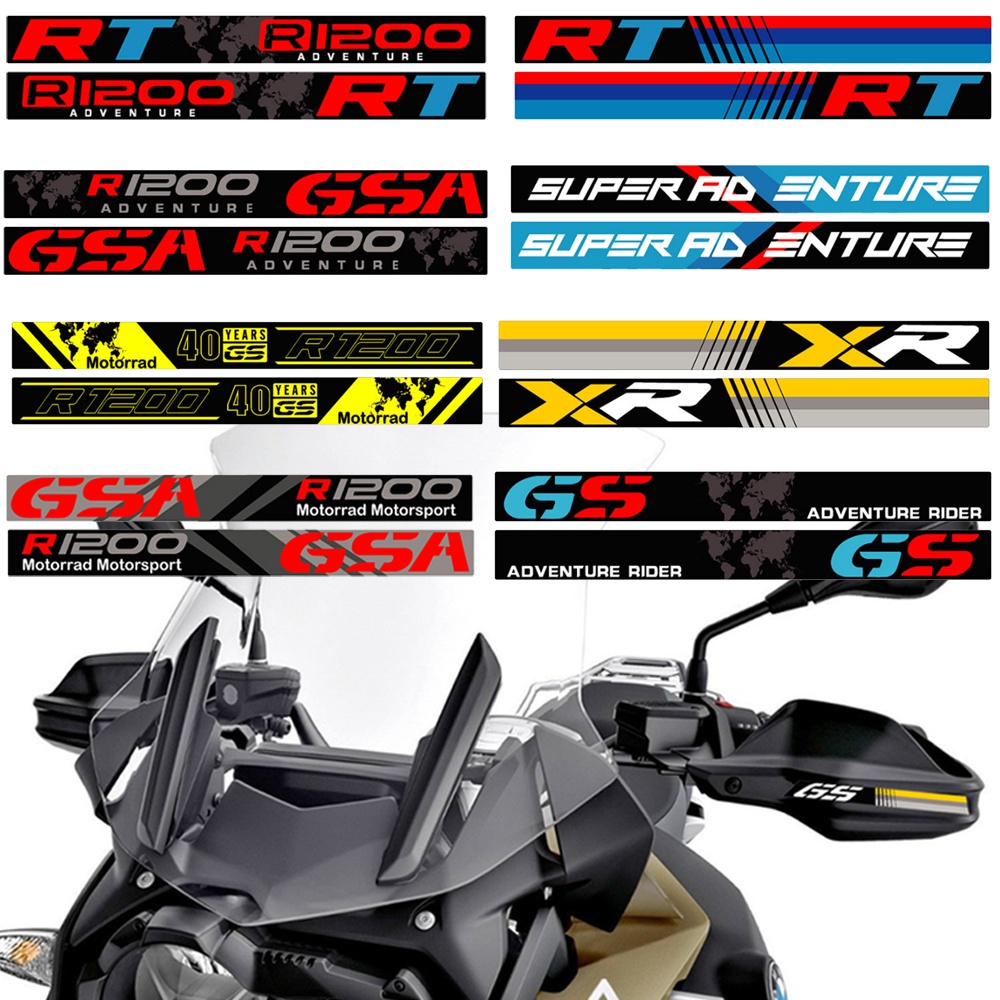 Reflective Motorcycle Handguard Decals Windshield Body Sticker For BMW ...