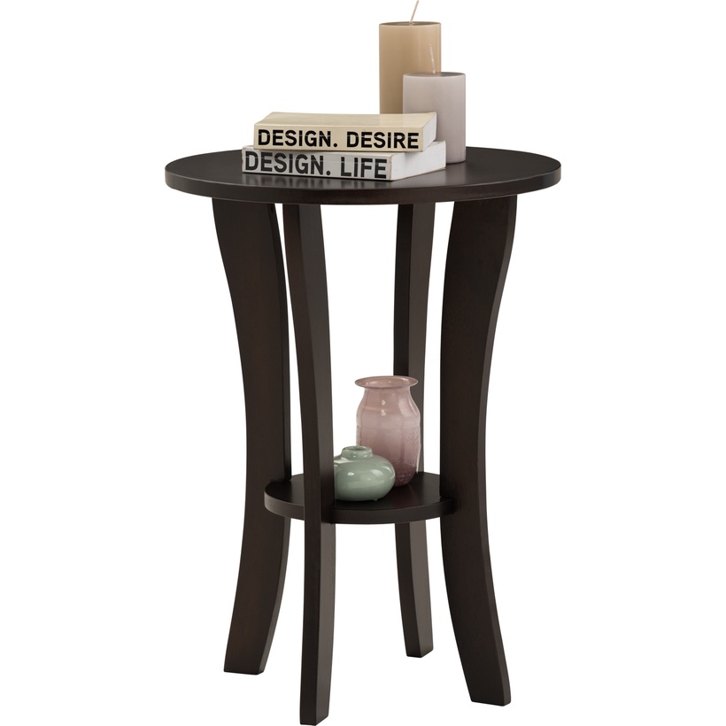 (2 Unit per SET) MULIA SIDE TABLE 46cm End Table Meja Sisi Walnut White ...
