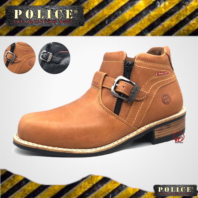 🔥New Arrivals🔥 Police Men’s Premium Leather Casual Ragen Motorbike ...