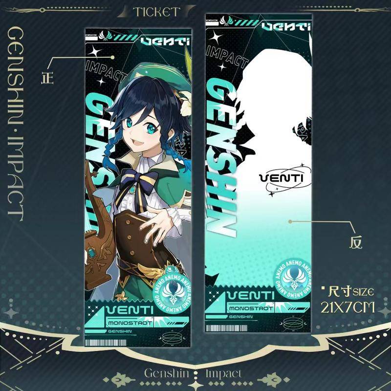2024 Game Genshin Impact Cards Wriothesley Neuvillette Focalors Furina ...