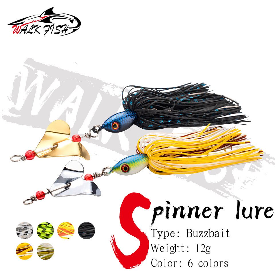 WALK FISH Spinner Bait Fishing Lure Pinwheel Blade (12g) | Shopee Malaysia