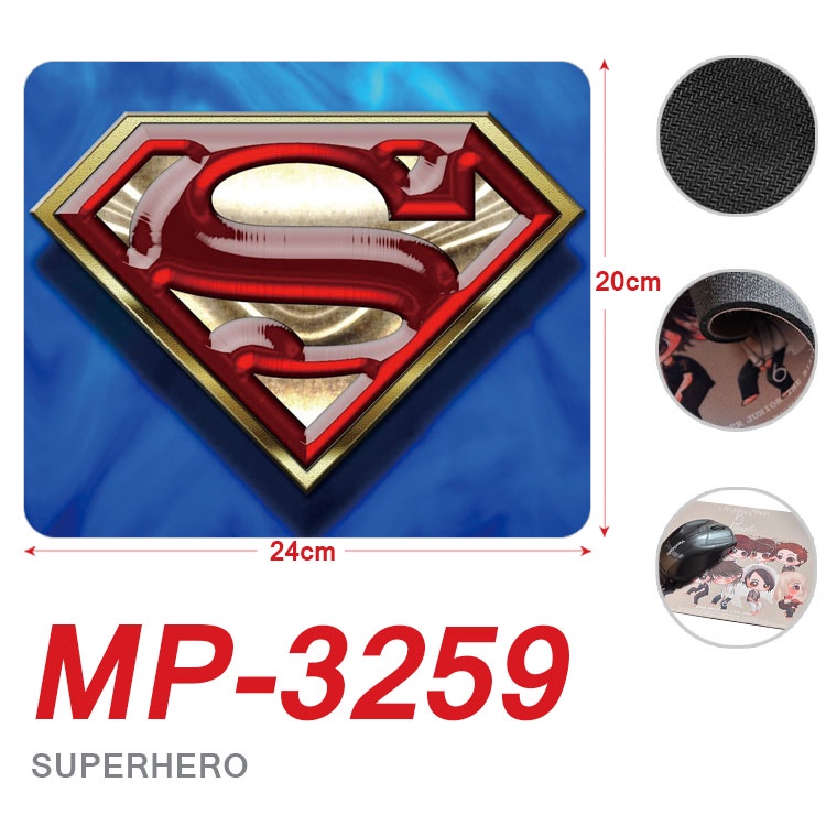 Marvel Batman Spider-Man Superman Cartoon Office Gaming Mouse Pad ...
