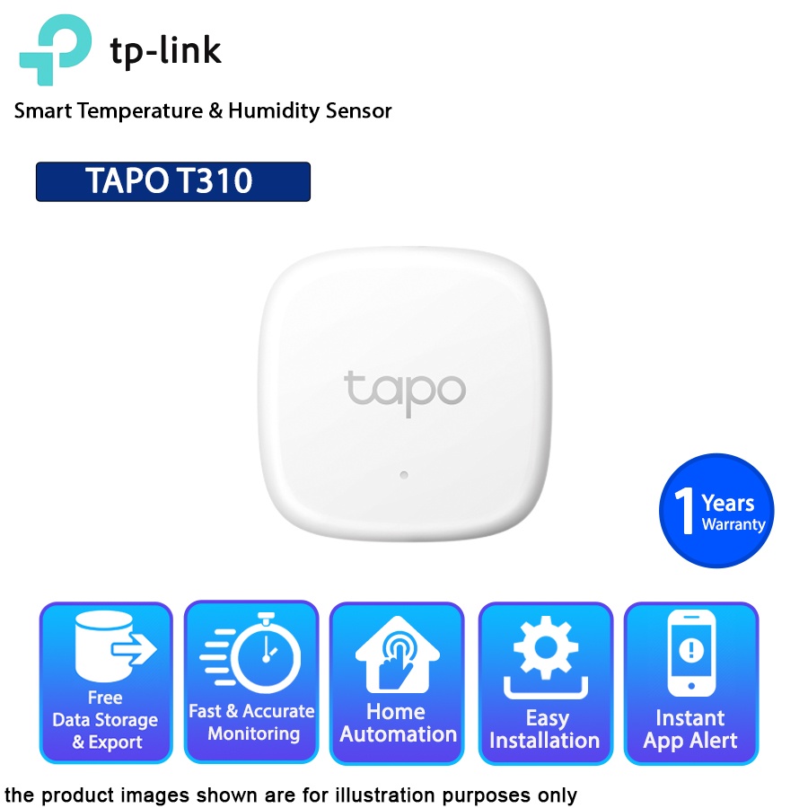 TP-LINK TAPO T310 Smart Temperature & Humidity Sensor | Shopee Malaysia