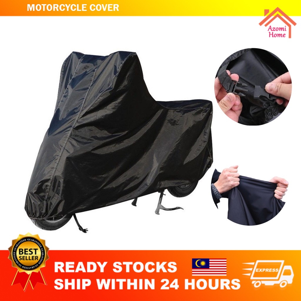 Waterproof 5 Size Sun Cover Motorcycle Scooter Cover Penutup Selimut ...