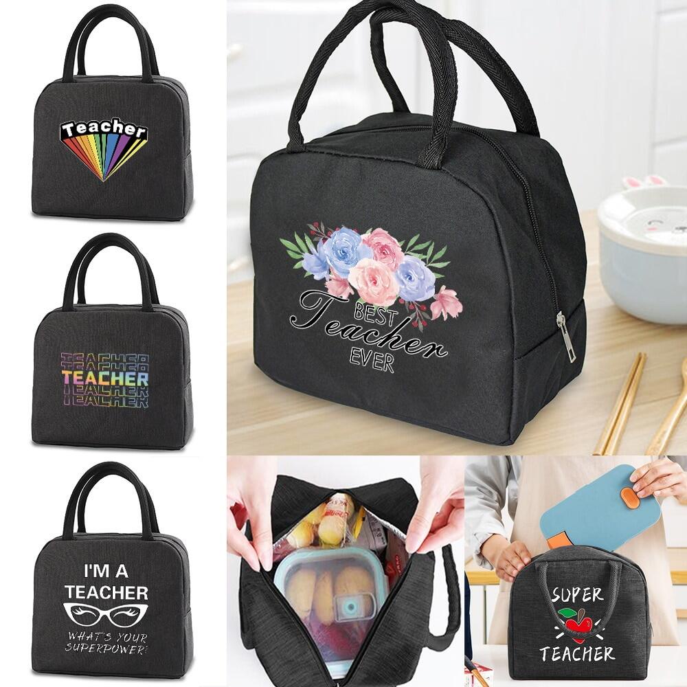 Insulated Lunch Bag Women Cooler Bags Unisex Thermal Bag Portable Lunch ...