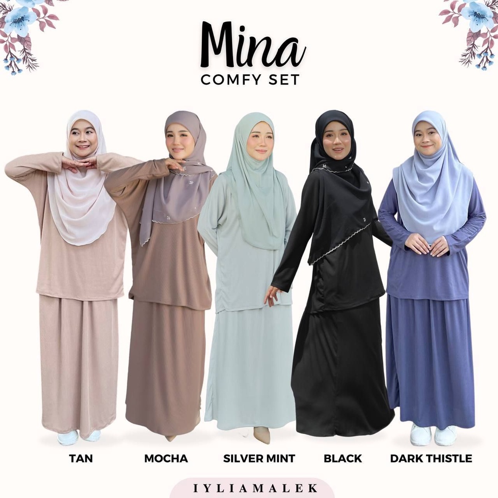 MINA COMFY SET (IRONLESS & COMFORT) | Shopee Malaysia