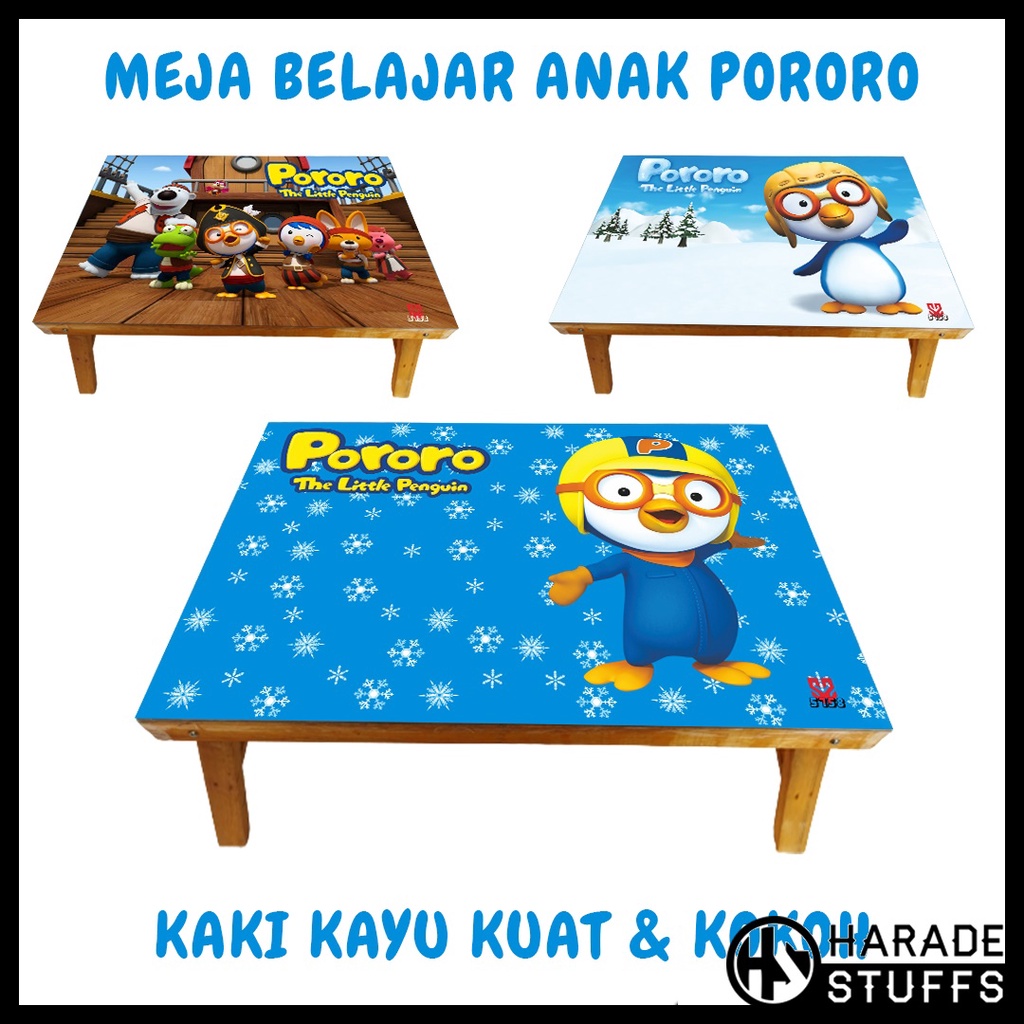Pororo Character Children's Folding Study Table | Shopee Malaysia
