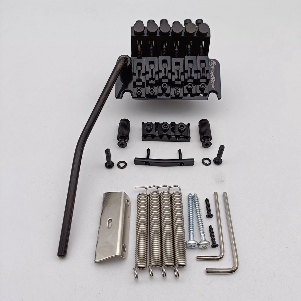 Original Black Floyd Rose Tremolo Bridge Double Locking System Bridge ...