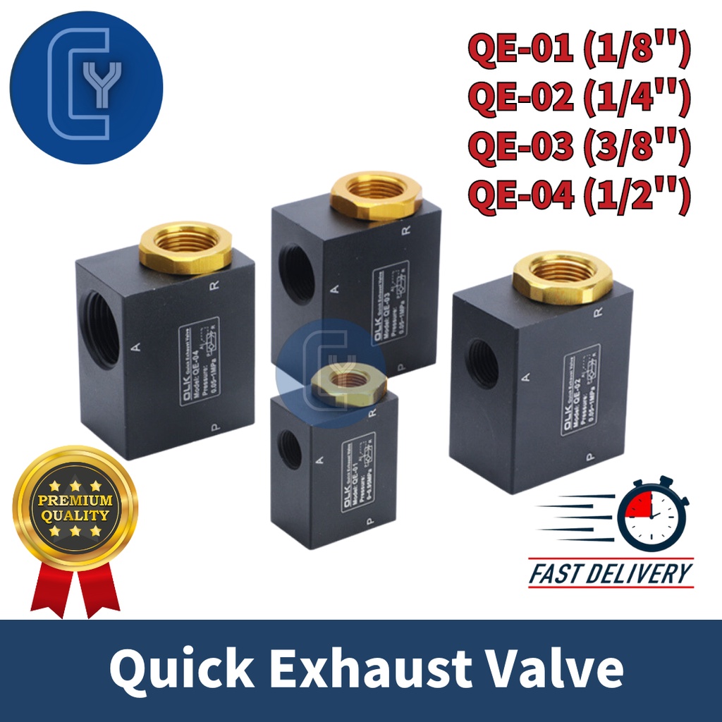 QE Series QE-01 QE-02 QE-03 QE-04 Quick Exhaust Valve Pneumatic Quick ...