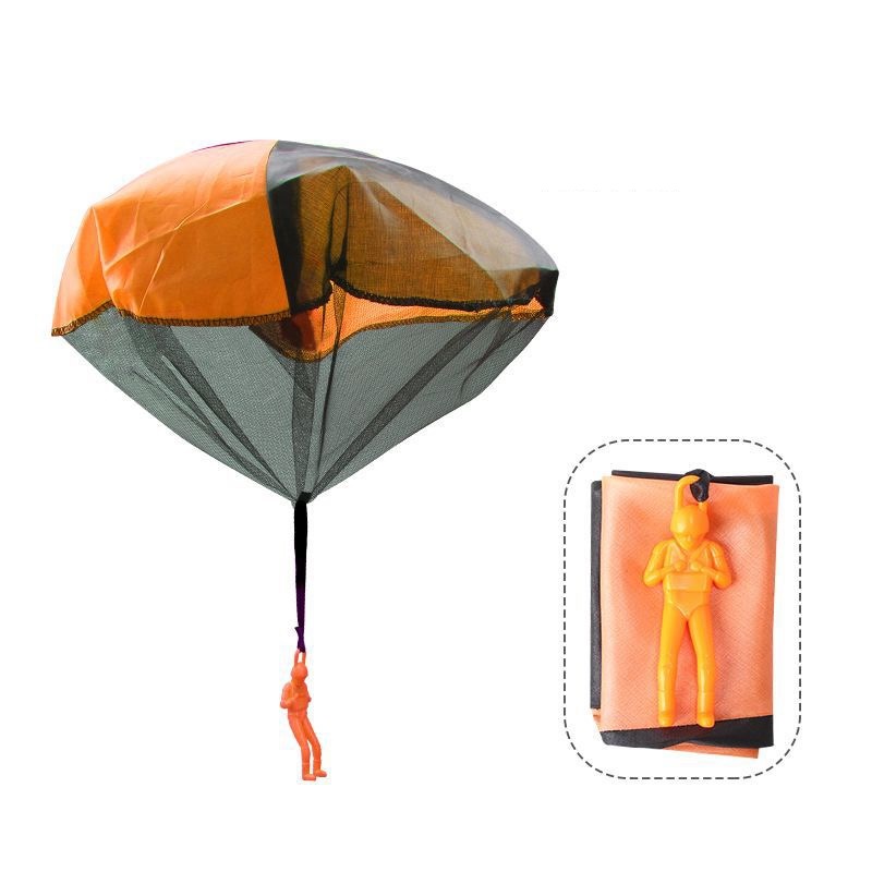 Parachute Toy 降落伞玩具 Hand throw Mini parachute Collapsible parachute ...