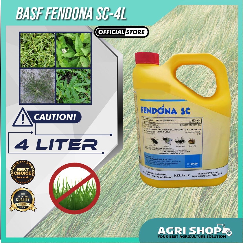 Agrishop 4Liter Basf Fendona SC Agriculture Insecticide Control ...