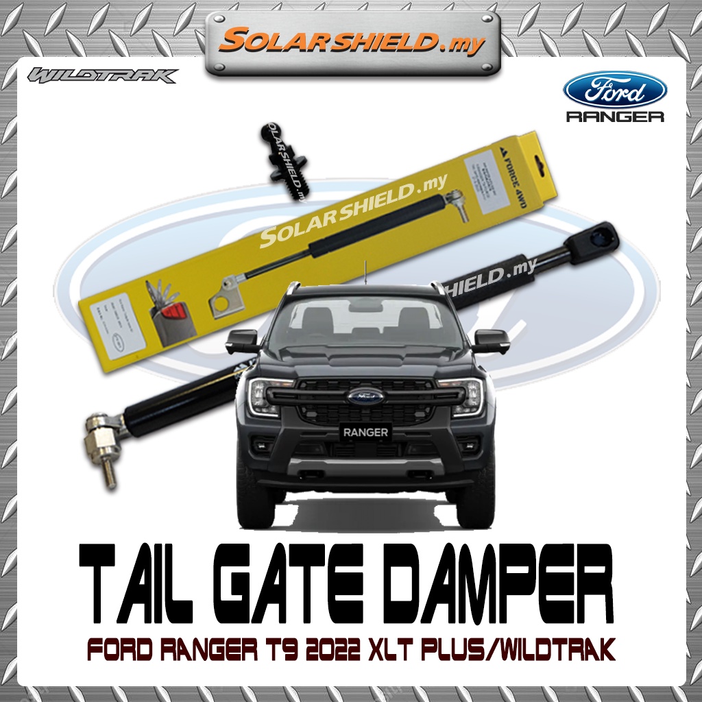 Ford Ranger T9 2022 XLT Plus/Wildtrak Force Tailgate Tail Gate Assits ...