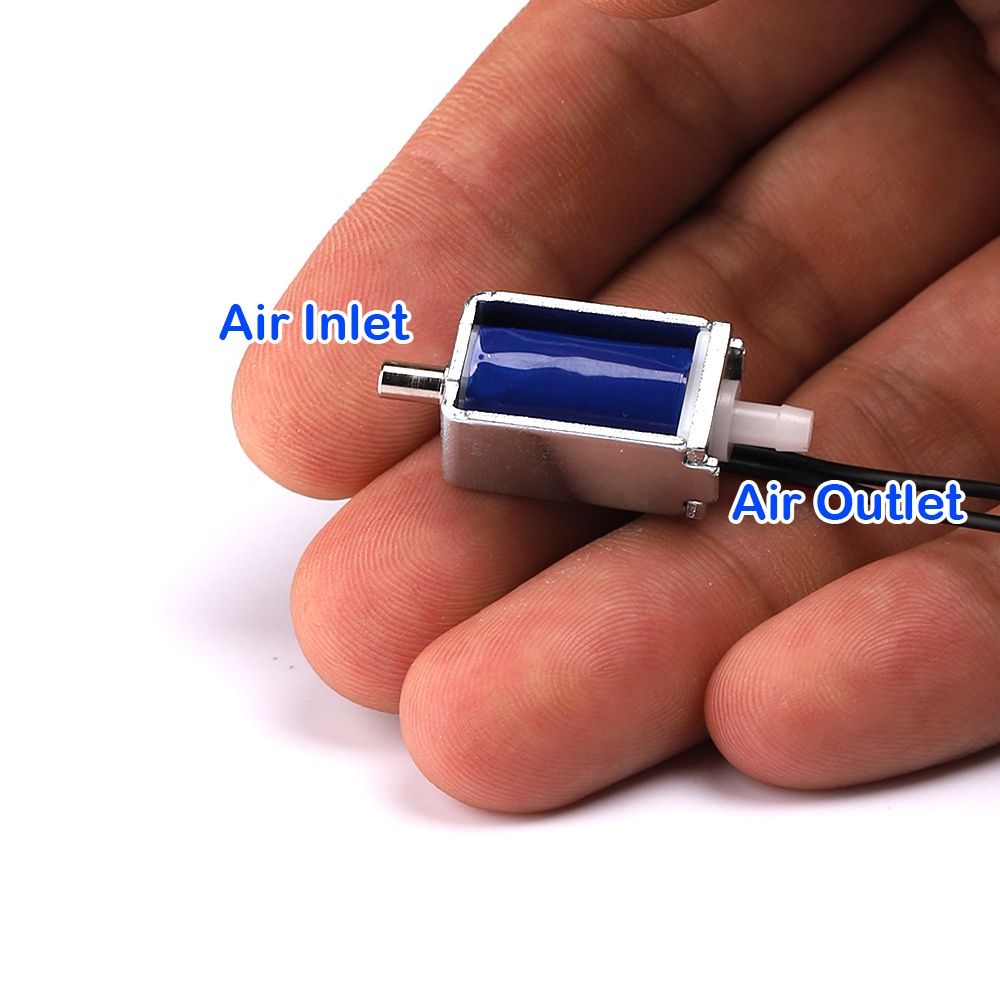 DC 5V Micro Electric Solenoid Valve N/C Normally Closed Air Release ...
