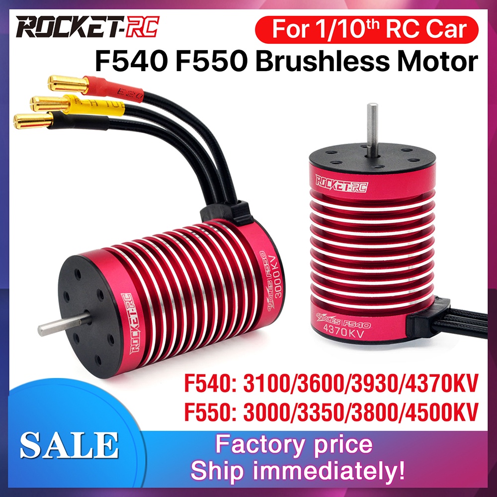 SURPASS HOBBY Rocket-RC Brushless Motor 1/10 F540 550 motor 3.175mm Shaft V2 Supersonic w ...
