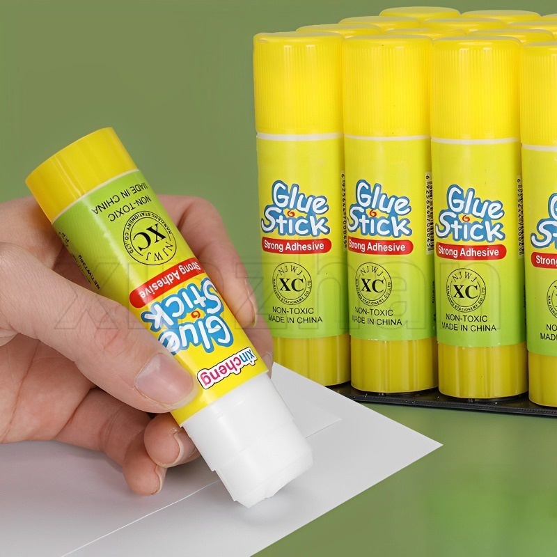 Home Art Paper Card Photo Adhesive Glue Stick / Yellow Solid Glue ...