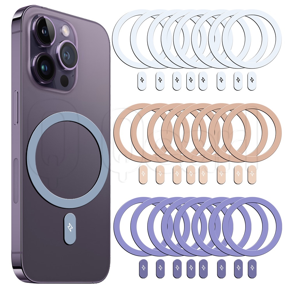 Universal Magnetic Phone Back Ring Sticker / Folding Magnet Bracket ...