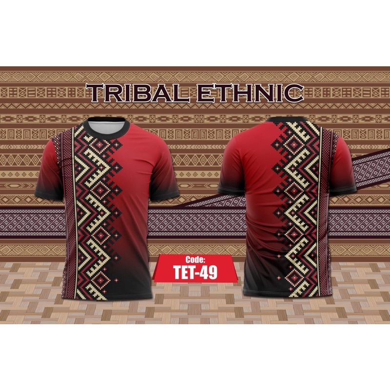 TRIBAL ETHNIC DESIGN FULL SUBLIMATION TSHIRT PART 7 | Shopee Malaysia
