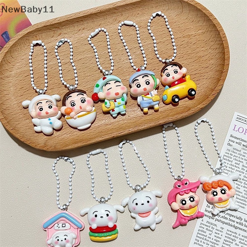 NY Crayon Shin-chan Keychain Cute Keyring Girl Backpack Decoration ...