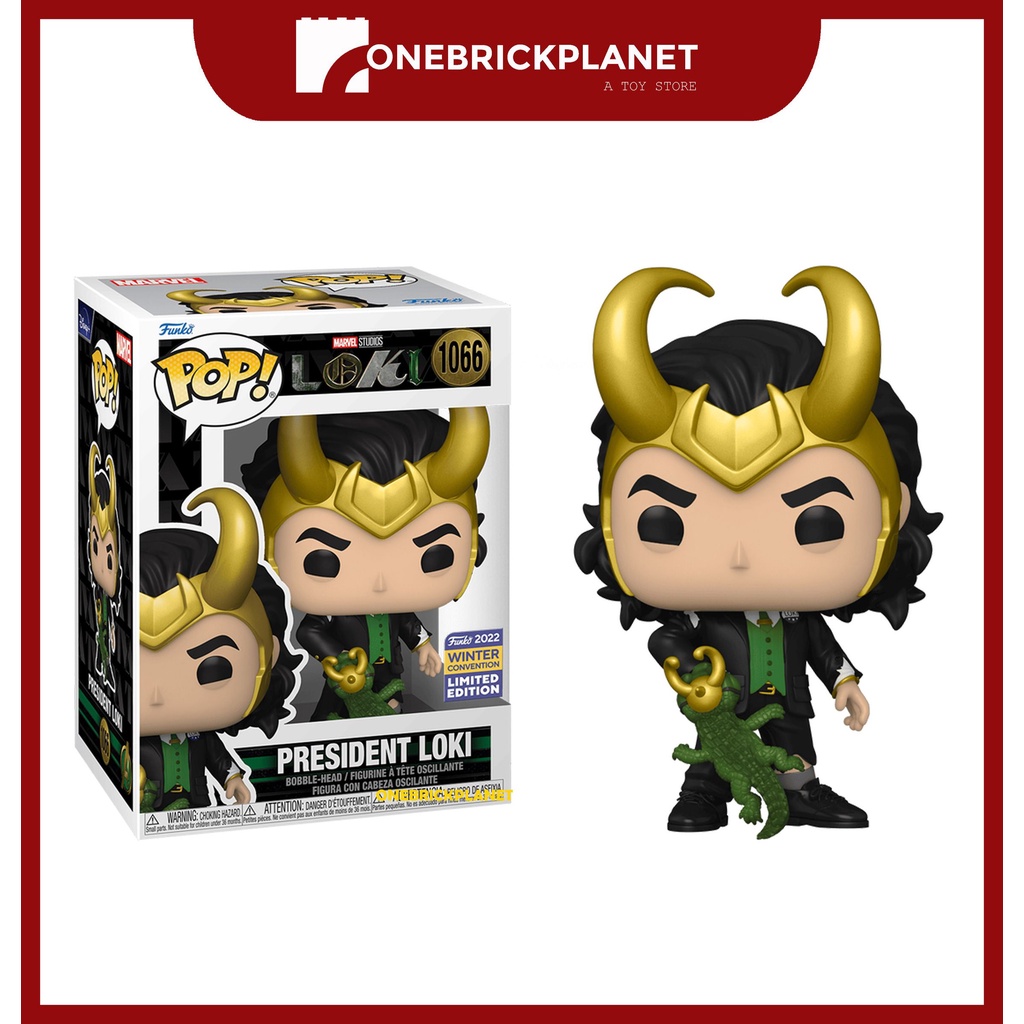 Funko Pop! Marvel - President Loki with Alligator 1066 (2022 Winter Convention Exclusive ...