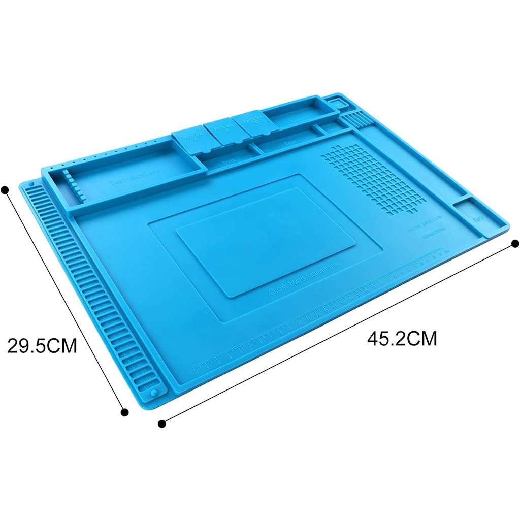 🇲🇾READY STOCK 45x30CM Silicone Phone Repair Mat Heat Insulation with ...