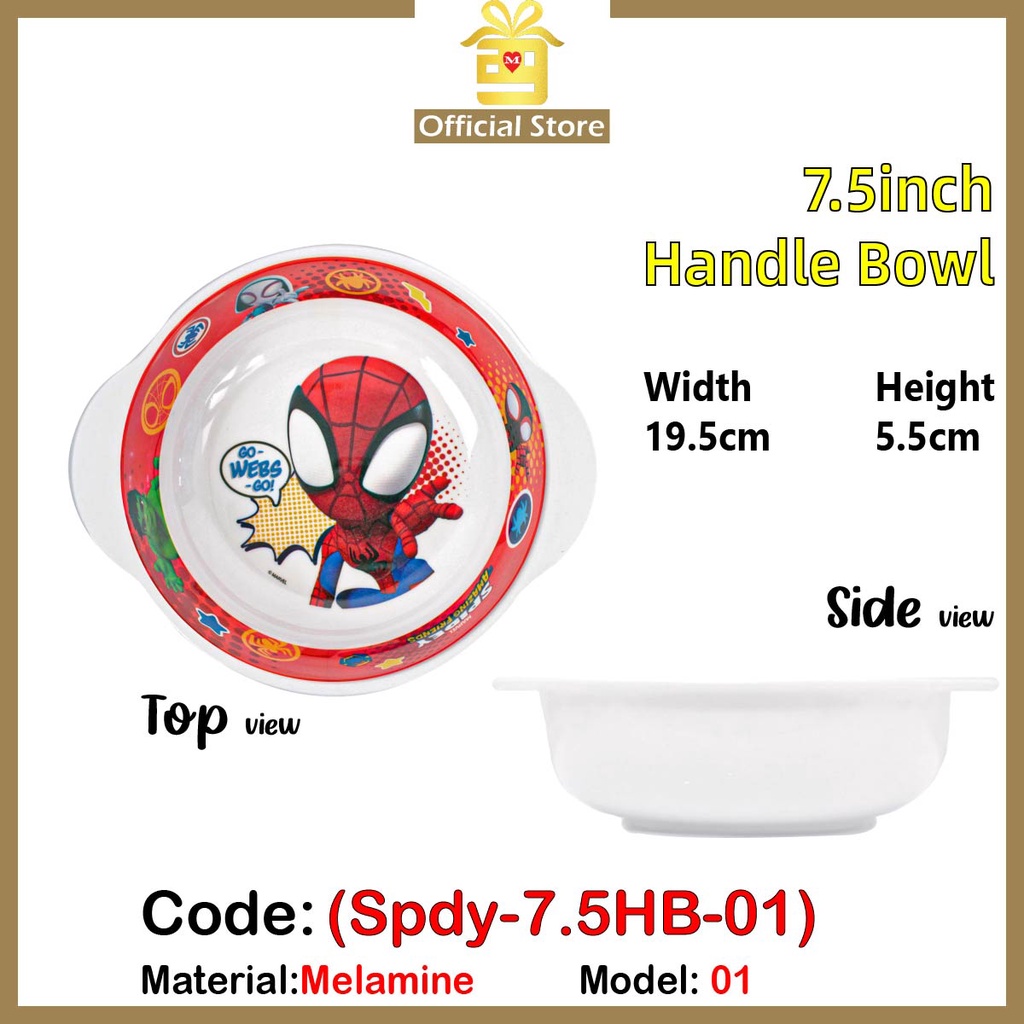 Marvel Spiderman Spidey Melamine Plate Bowl Mug Fork Spoon Kitchen ...