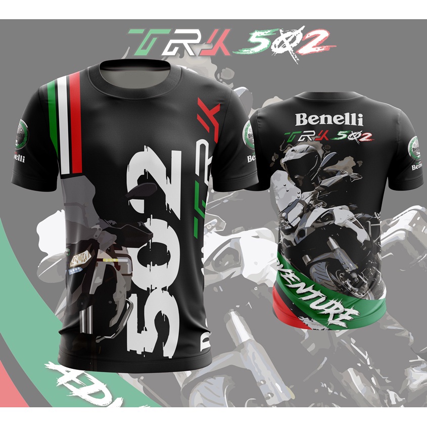 BAJU MOTOR BENELLI JERSEY TRK502 ADVENTURE V2 BLACK EDITION | Shopee ...
