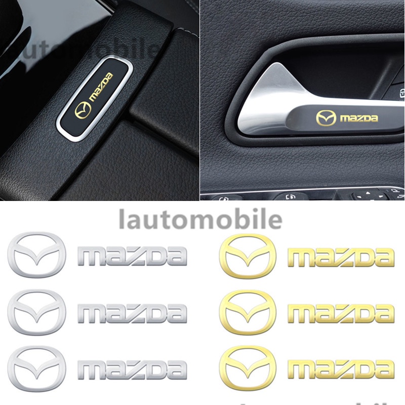 Mazda Car Metal Sticker, Car Steering Wheel/Wiper/Auto Body/Door Decal ...