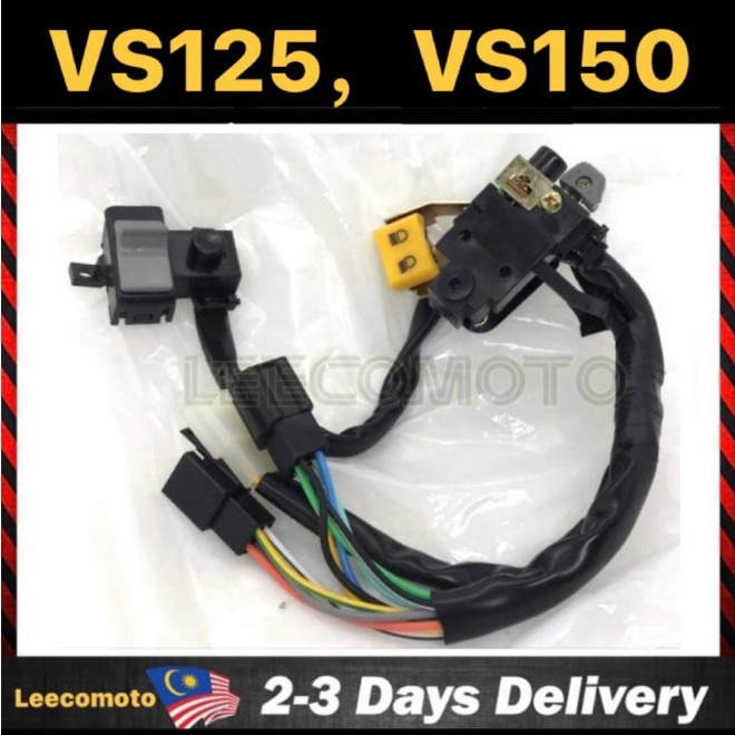 Suzuki VS 125 VS 150 VS125 VS150 HANDLE SWITCH SET COMPLETE SET HANDLE ...