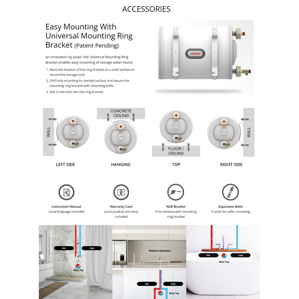 [FREE SHIPPING] Joven Storage Tank HEAT ELEVATOR Water Heater JH15-HE ...