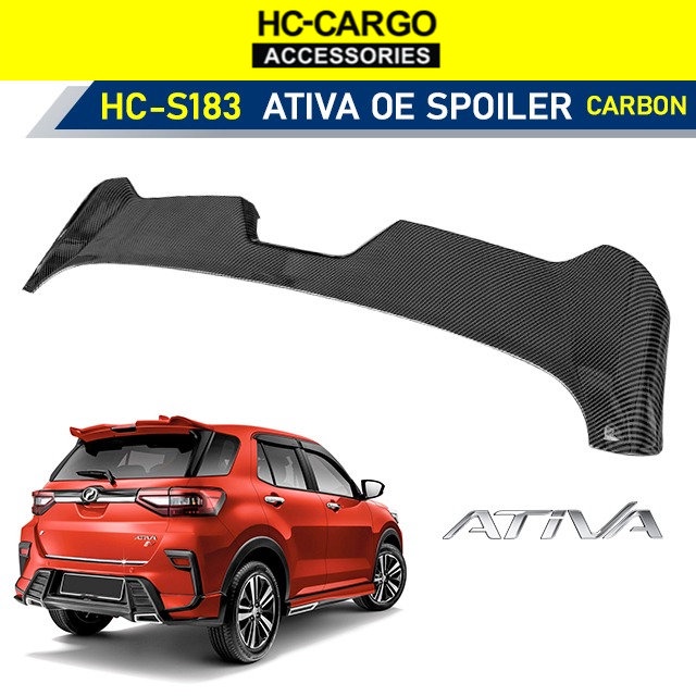 Perodua Ativa 2021 2022 Gear UP OEM ABS Rear Spoiler Ducktail Wing ...